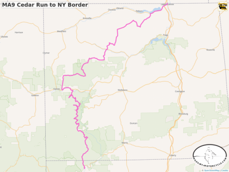 MA9 Cedar Run to NY Border