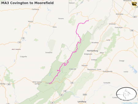 MA3 Covington to Moorefield